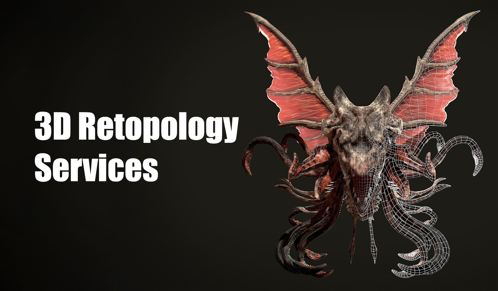 3D Retopology Services – 3D-Ace Studio